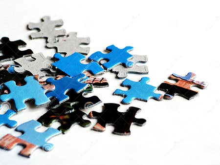 Jigsaw puzzle stock image. Image of challenge, question - 657799