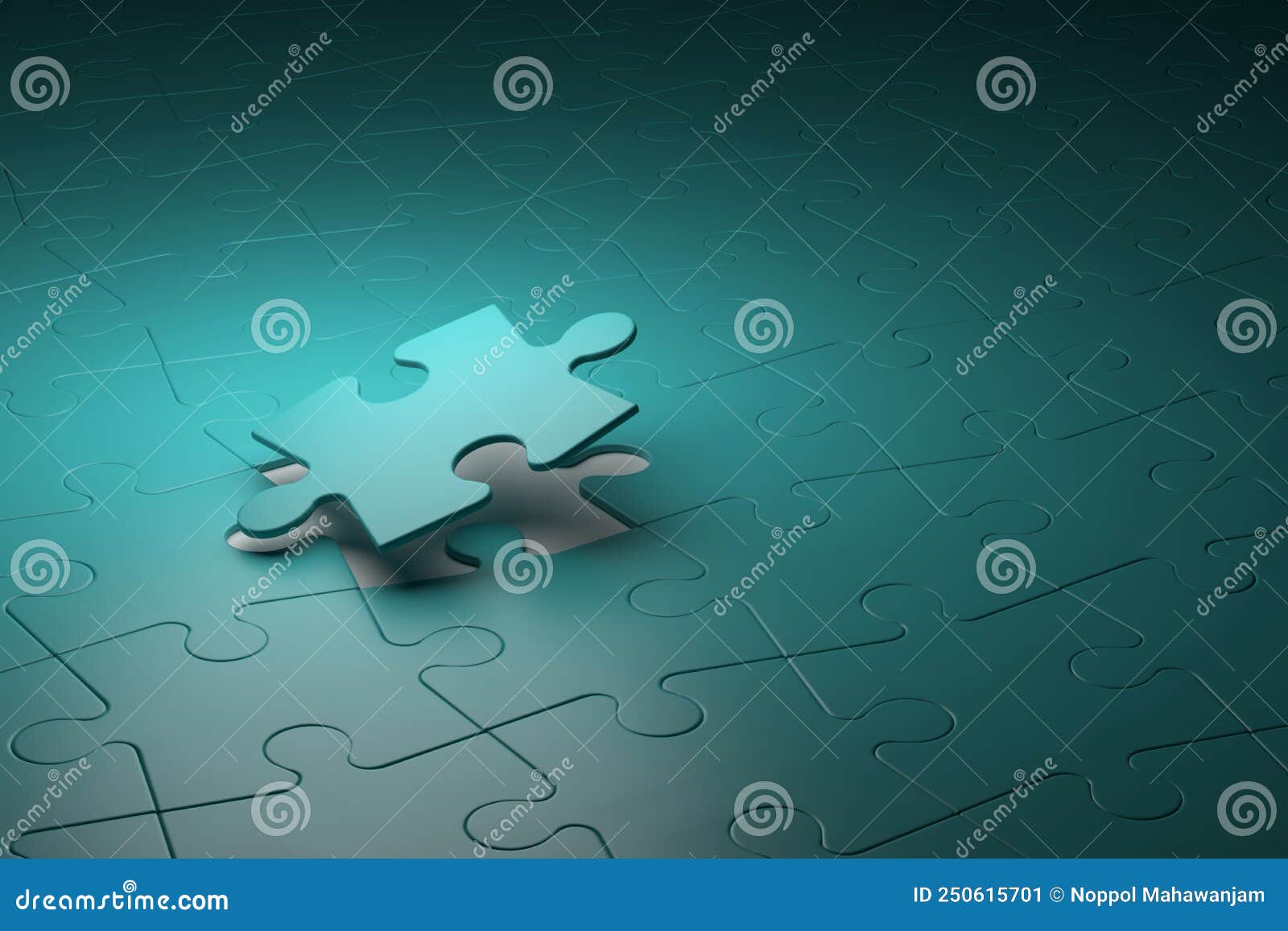 Jigsaw Puzzle Background Design. 3D Rendering Stock Illustration ...