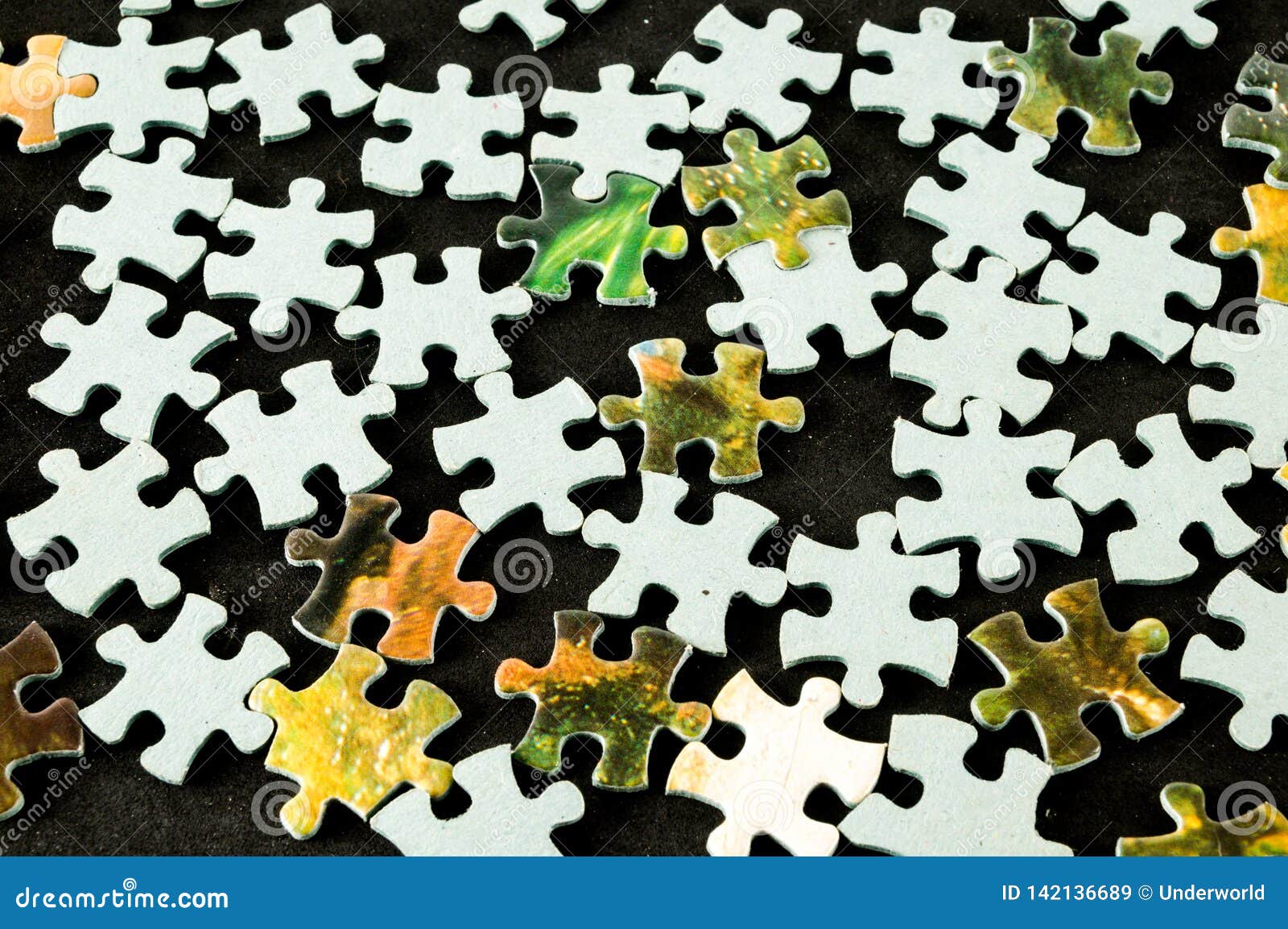Jigsaw puzzle Background stock image. Image of problem - 142136689