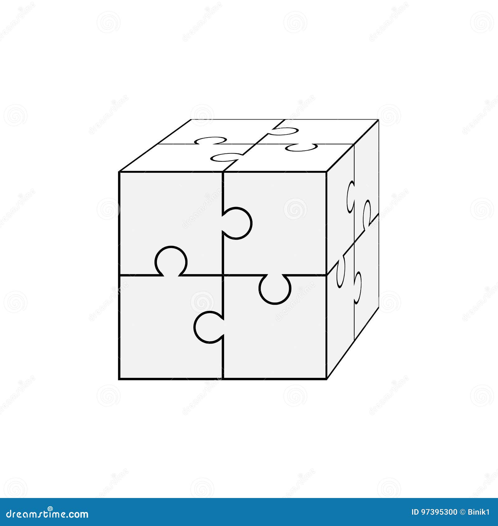 Jigsaw Puzzle Blank Vector 2x2, Four Pieces Stock Vector - Illustration ... Jigsaw Puzzle Blank Vector 2x2, Four Pieces Stock Vector - Illustration ...