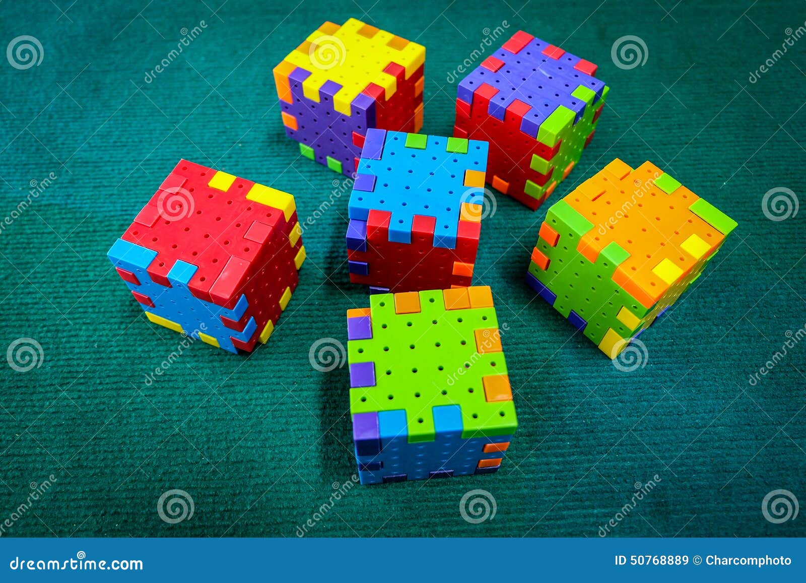 Jigsaw puzzle cube toy stock image. Image of puzzle, colorful - 50768889