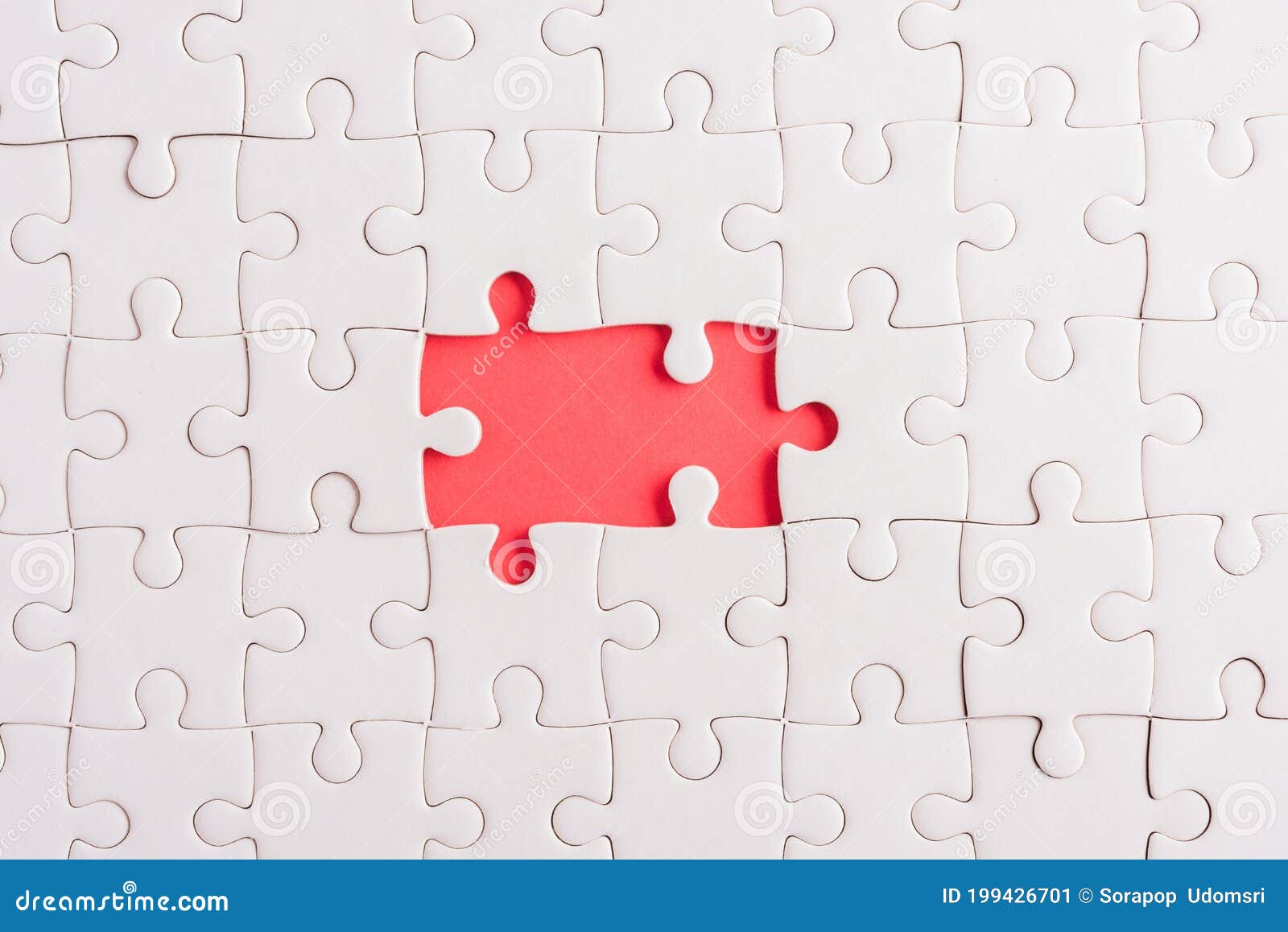 Jigsaw Puzzle Game Texture Incomplete or Missing Piece Stock Image ...