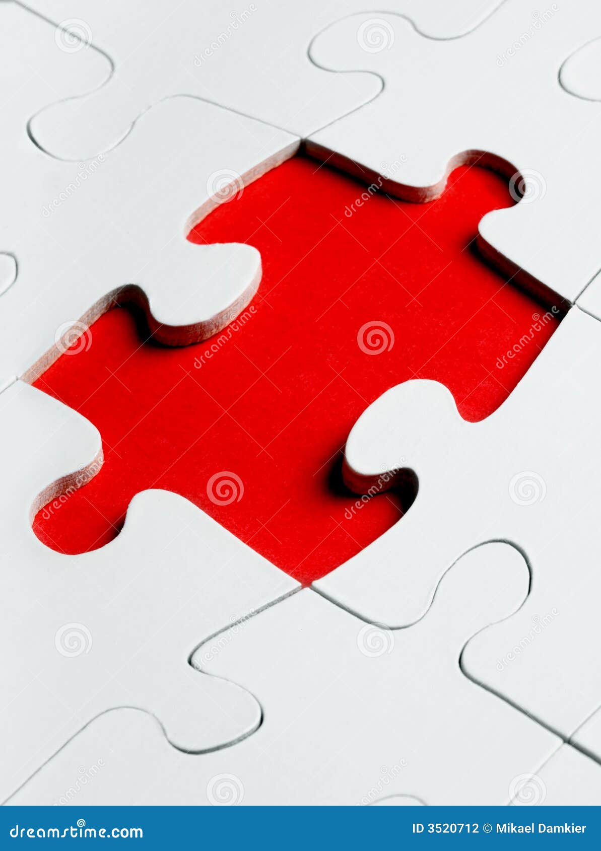 Jigsaw Puzzle with the Missing Stock Photo - Image of missing ...