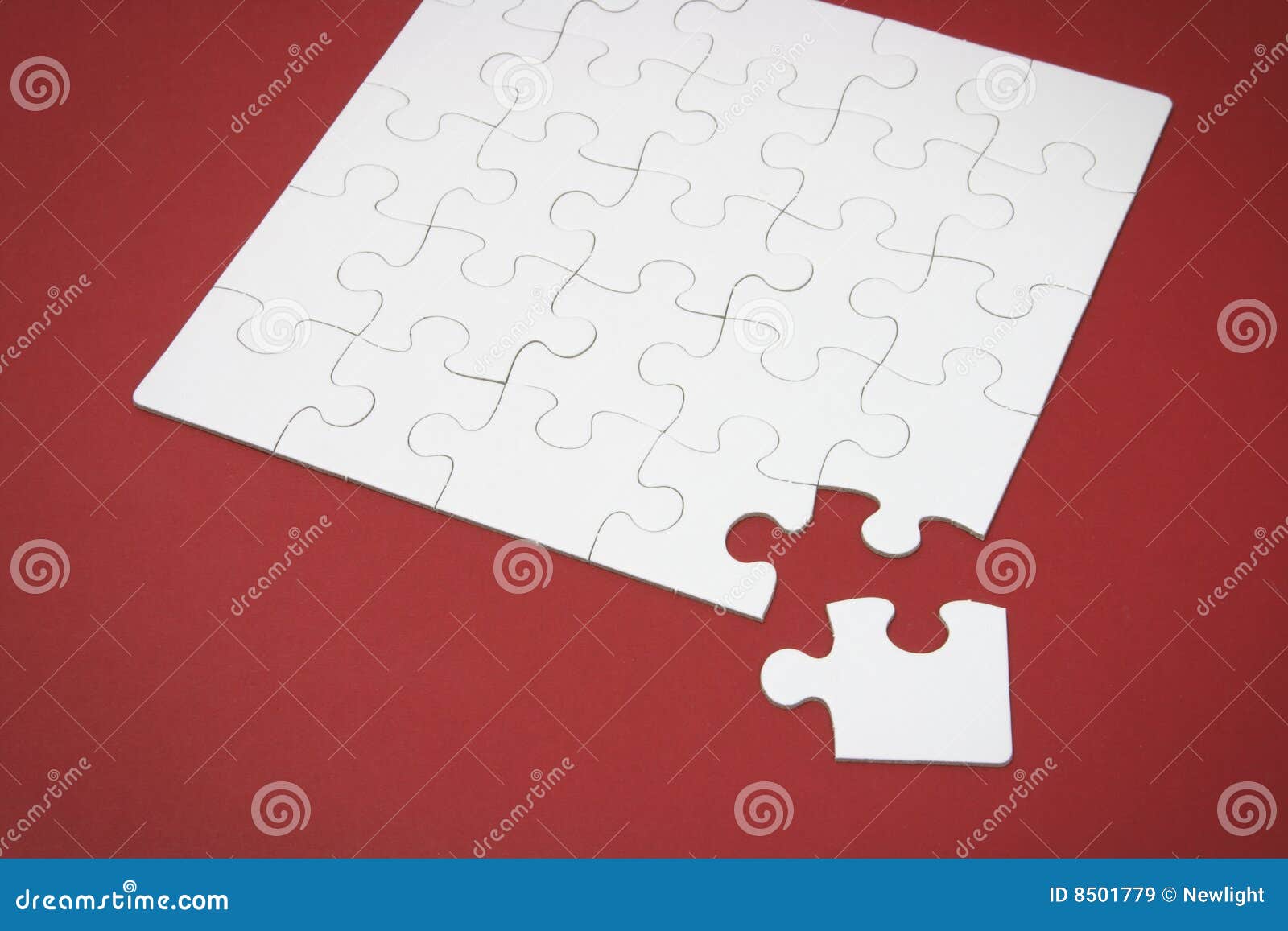 Jigsaw Puzzle with Missing Piece Stock Image - Image of connect ...