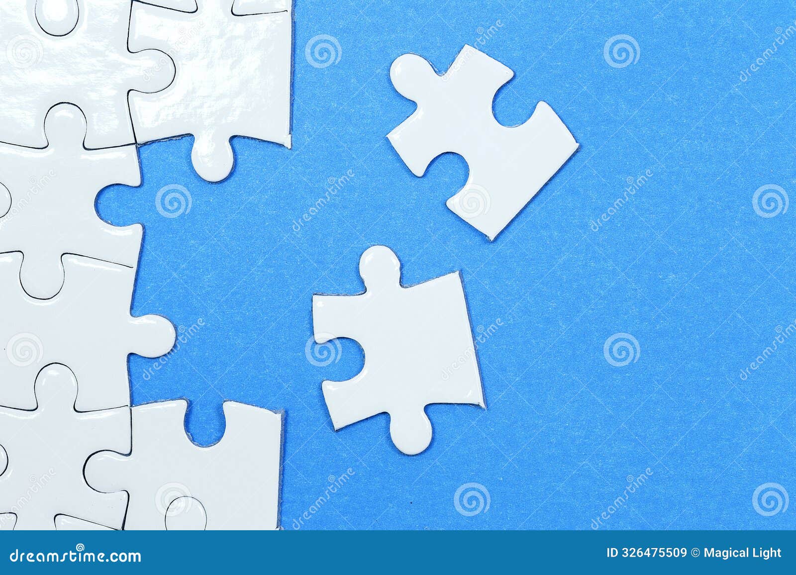 Jigsaw Puzzle with One Piece Missing Stock Image - Image of blank ... Jigsaw Puzzle with One Piece Missing Stock Image - Image of blank ...