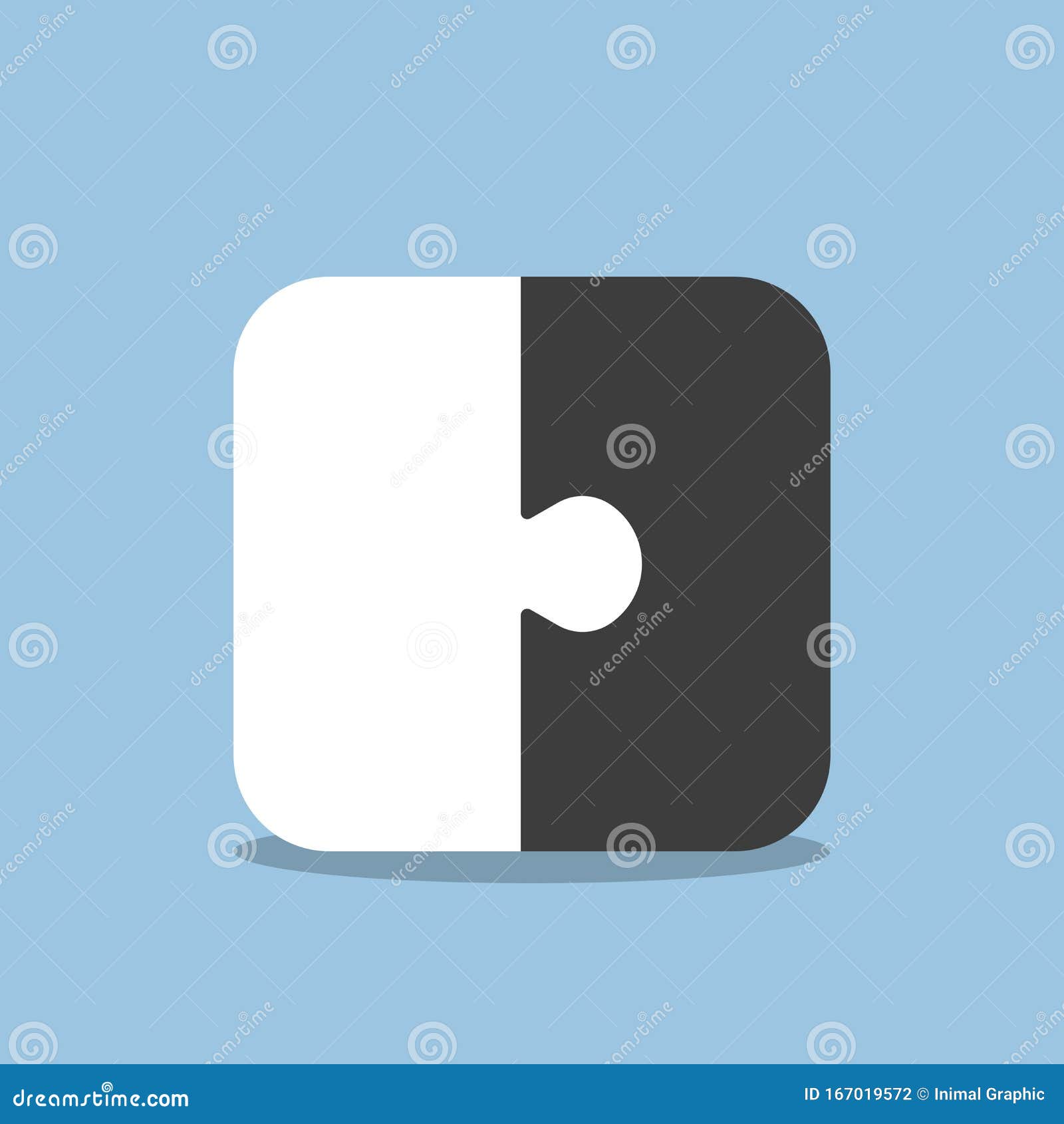 Opposite To Connect And To Separate Cartoon Vector | CartoonDealer.com ...