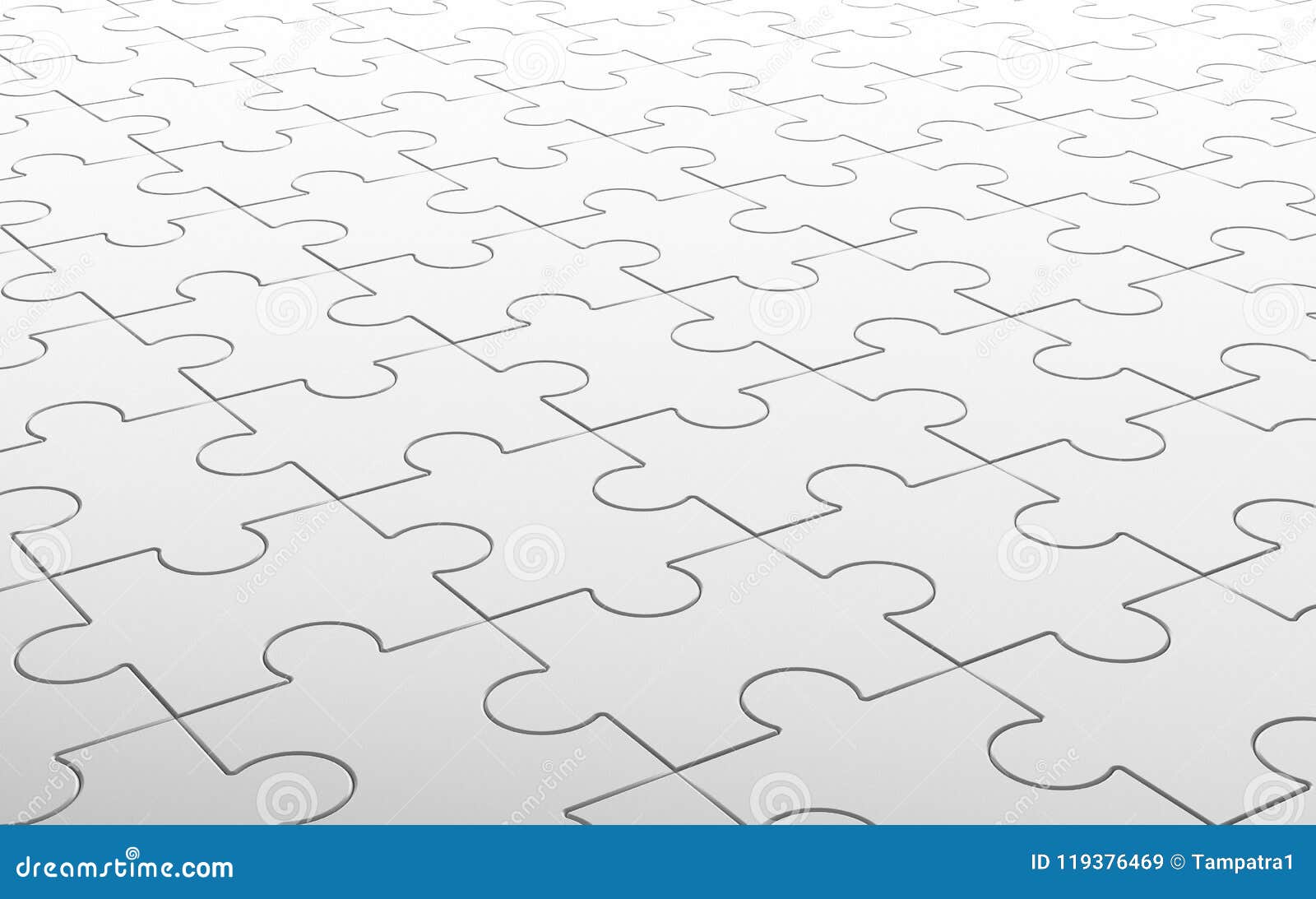 Jigsaw Puzzle, Pattern Texture on White Background. 3d Stock ...