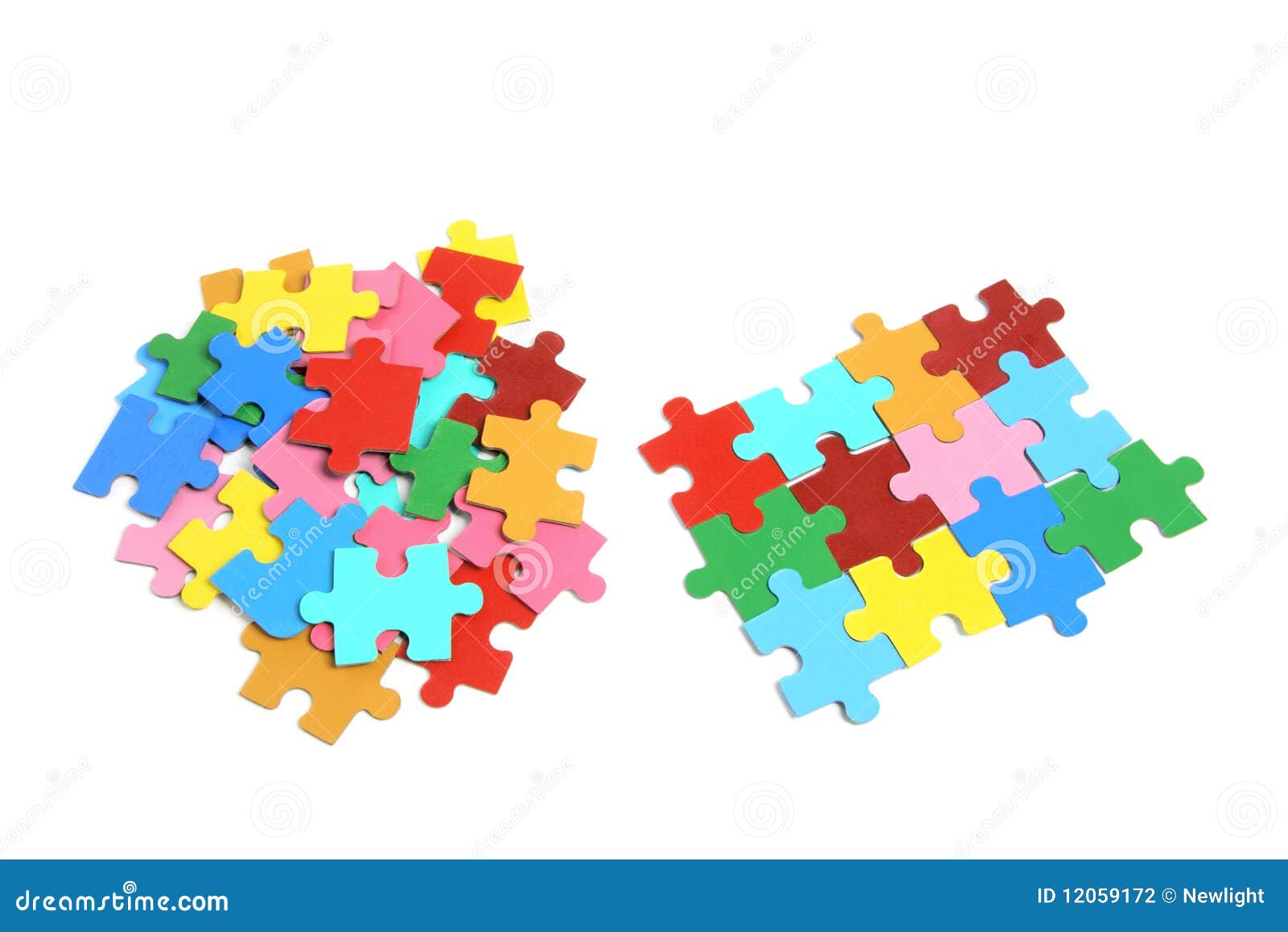 Jigsaw Puzzle Pieces stock photo. Image of white, shot - 12059172