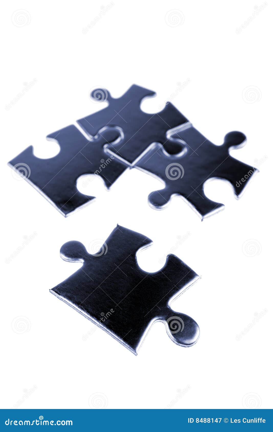 Jigsaw puzzle pieces stock image. Image of commerce, four - 8488147