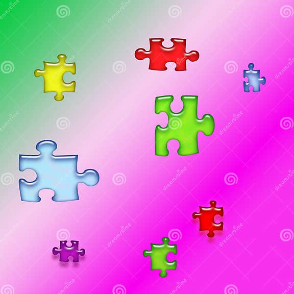 Jigsaw puzzle stock illustration. Illustration of idea - 48148636