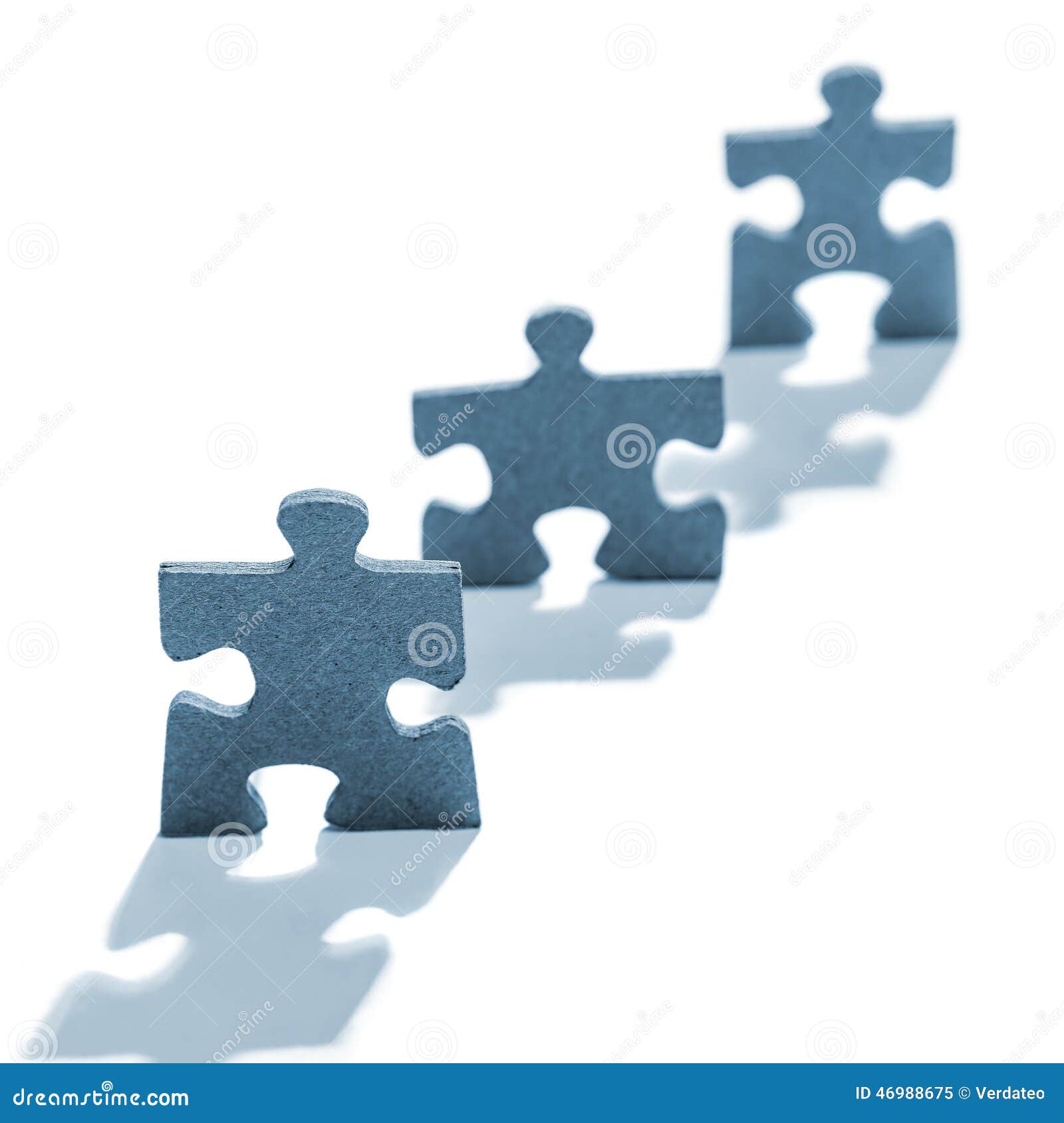Jigsaw Puzzle Pieces in Shape of People Stock Image - Image of concept ...