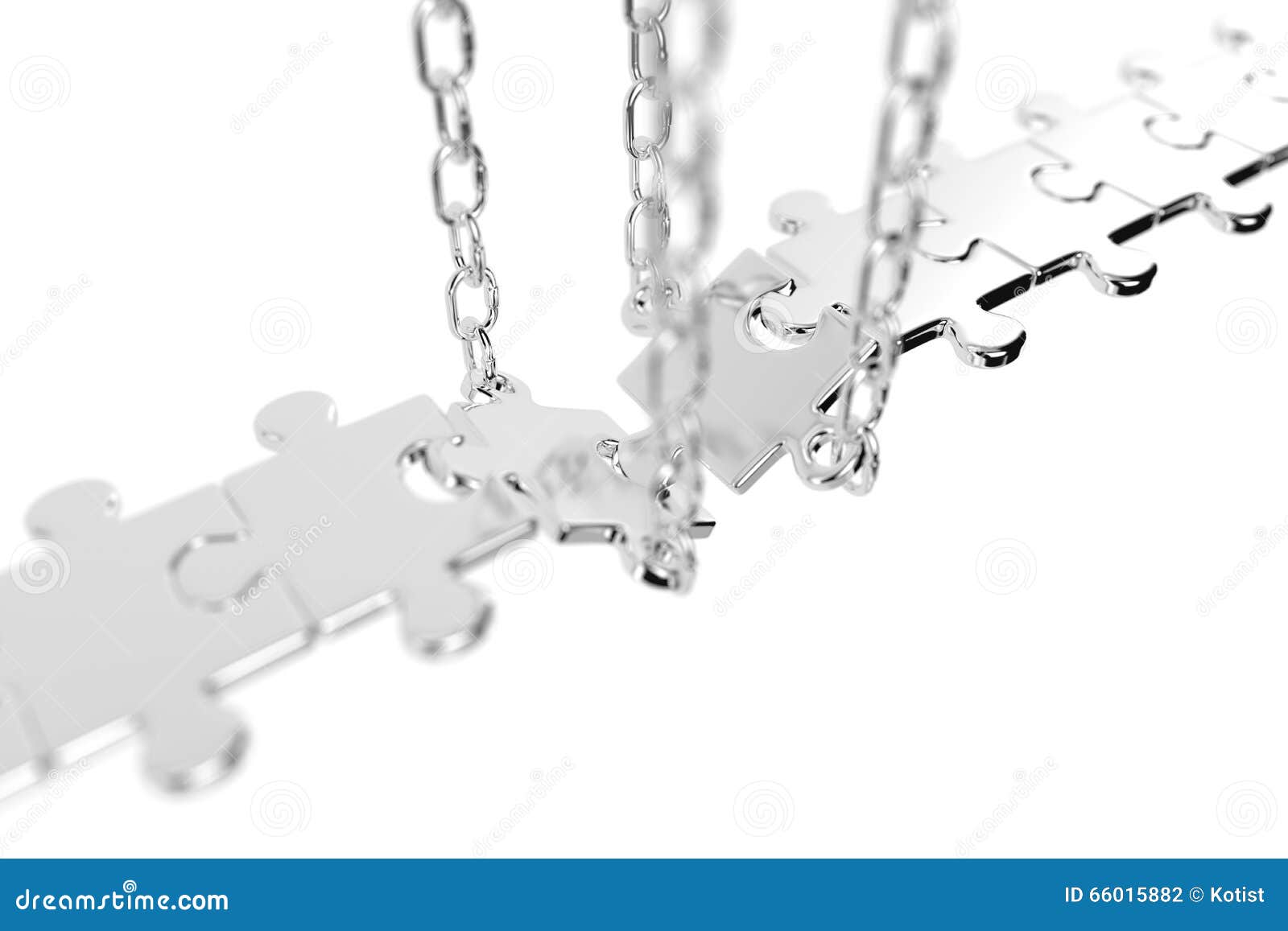 Jigsaw Puzzle Successful Bridge Connection Stock Illustration ...