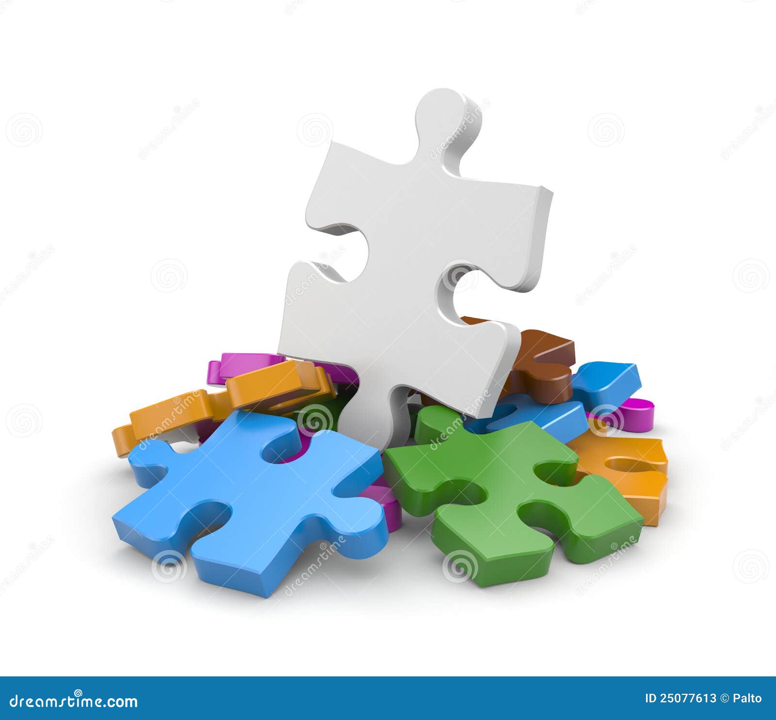 Jigsaw puzzles stock illustration. Illustration of play - 25077613