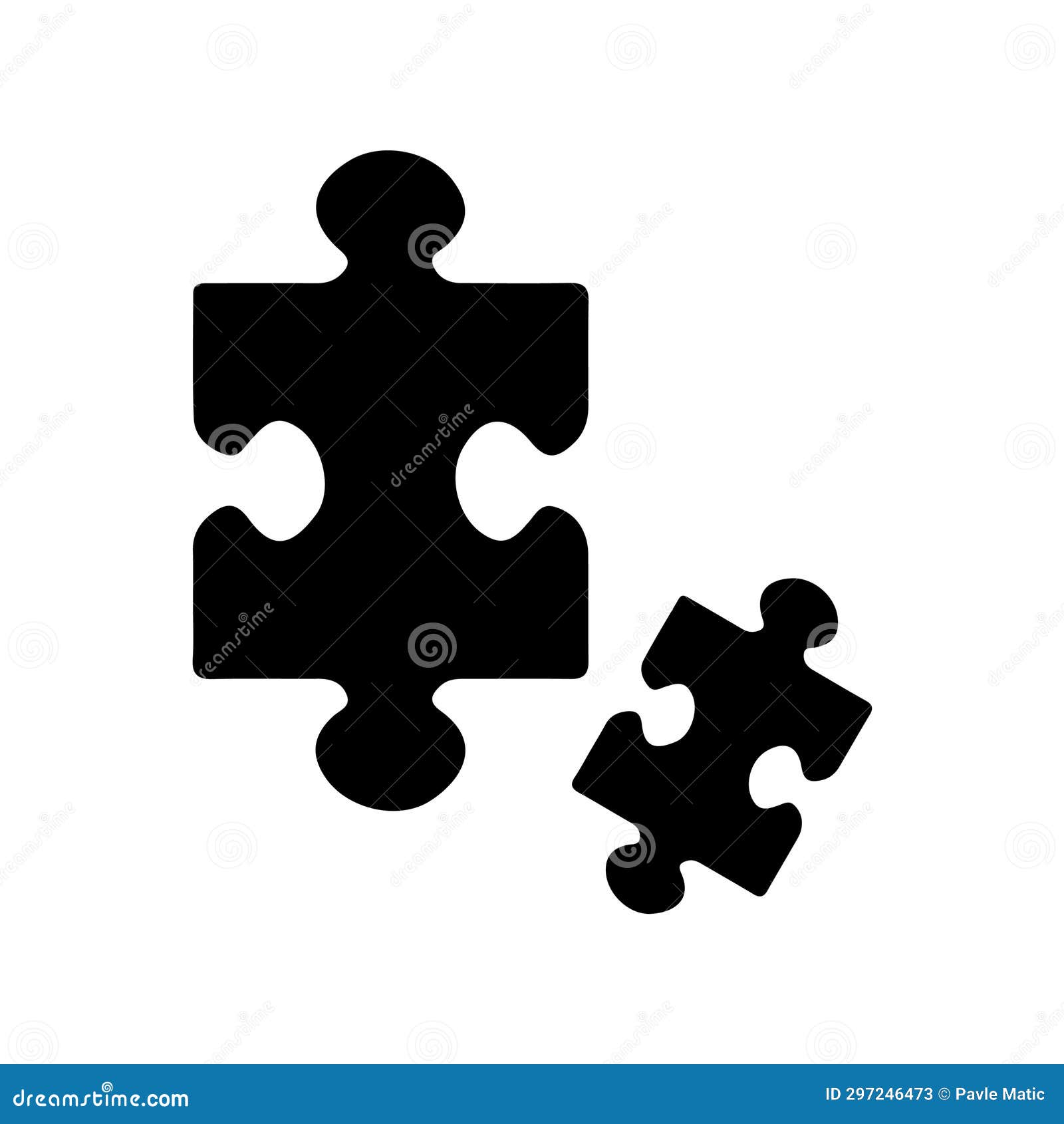 Jigsaw sign icon on white stock illustration. Illustration of join ...