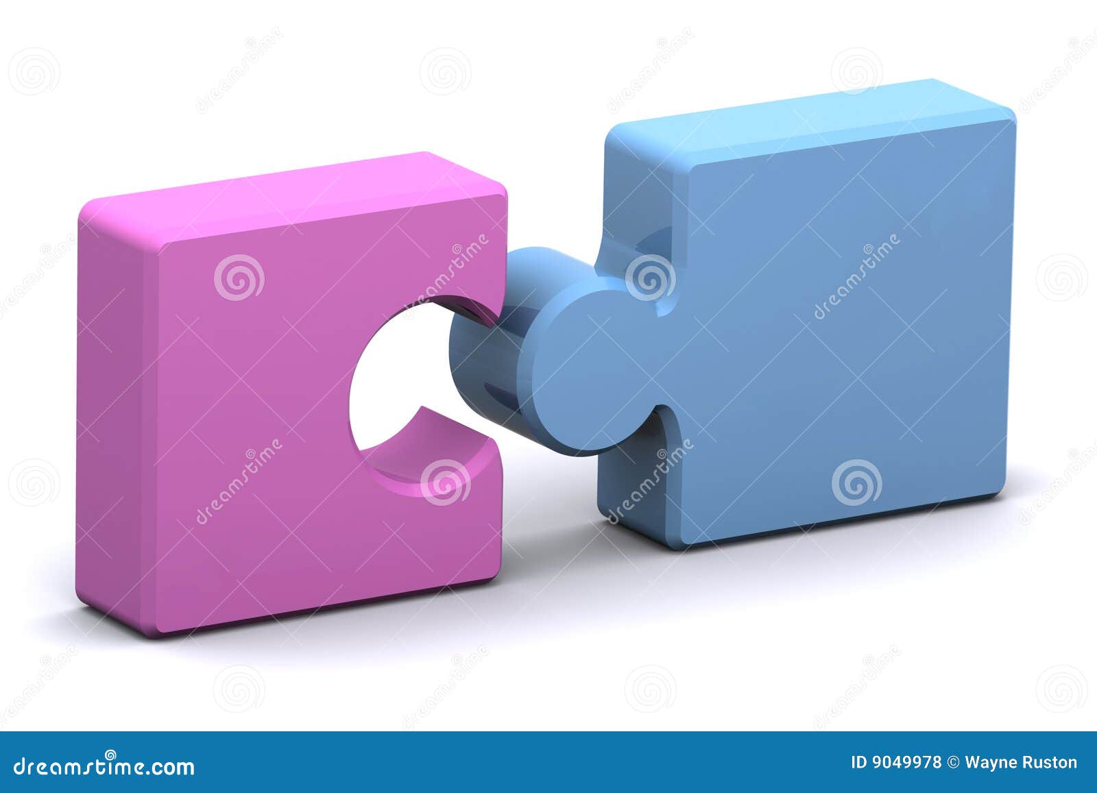 Jigsaw Success stock illustration. Illustration of computer - 9049978