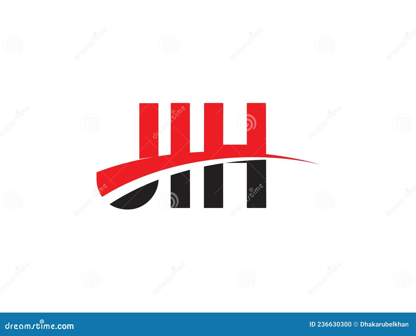 JIH Letter Initial Logo Design Vector Illustration Stock Vector ...