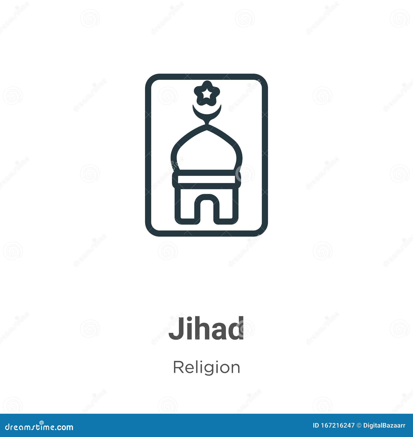Jihad Icon Vector. Trendy Flat Jihad Icon From Religion Collection ...