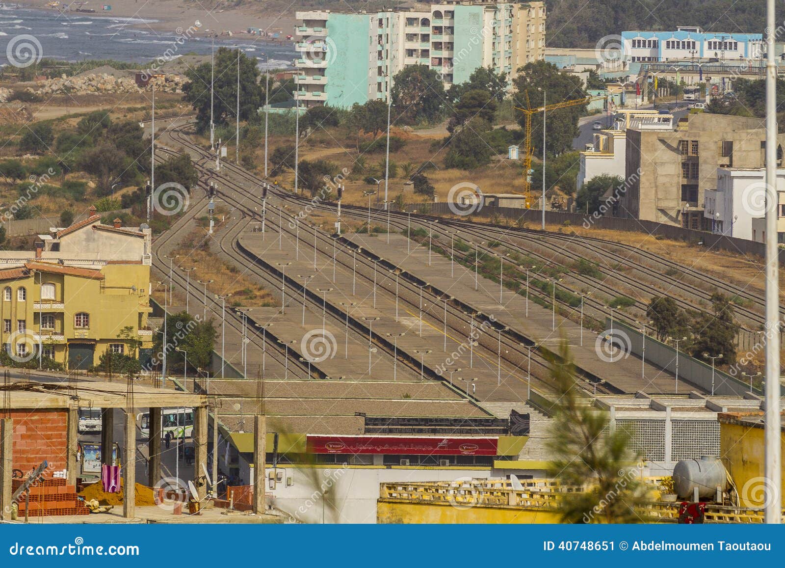 Jijel city editorial photo. Image of algeria, tower, blue - 40748651
