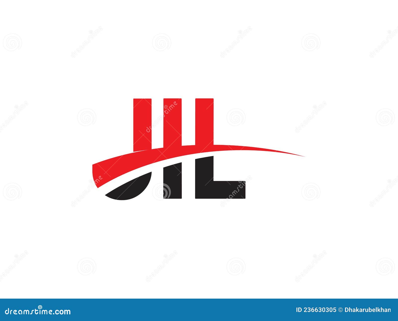 JIL Letter Initial Logo Design Vector Illustration Stock Vector ...