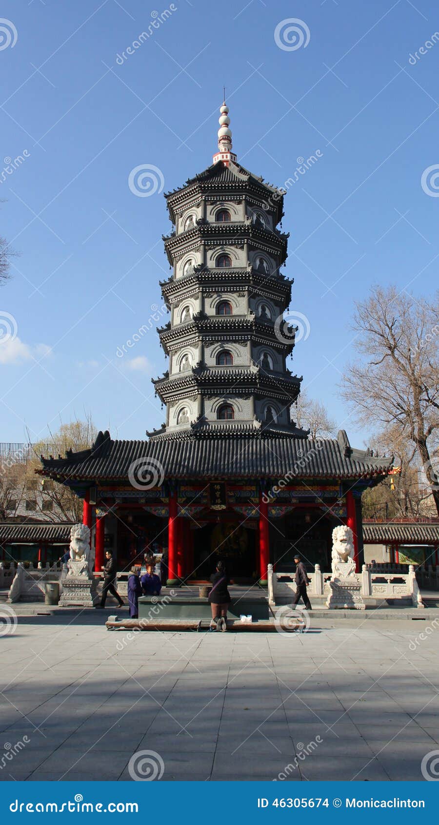 Jile Temple in Harbin China Editorial Stock Image - Image of china ...