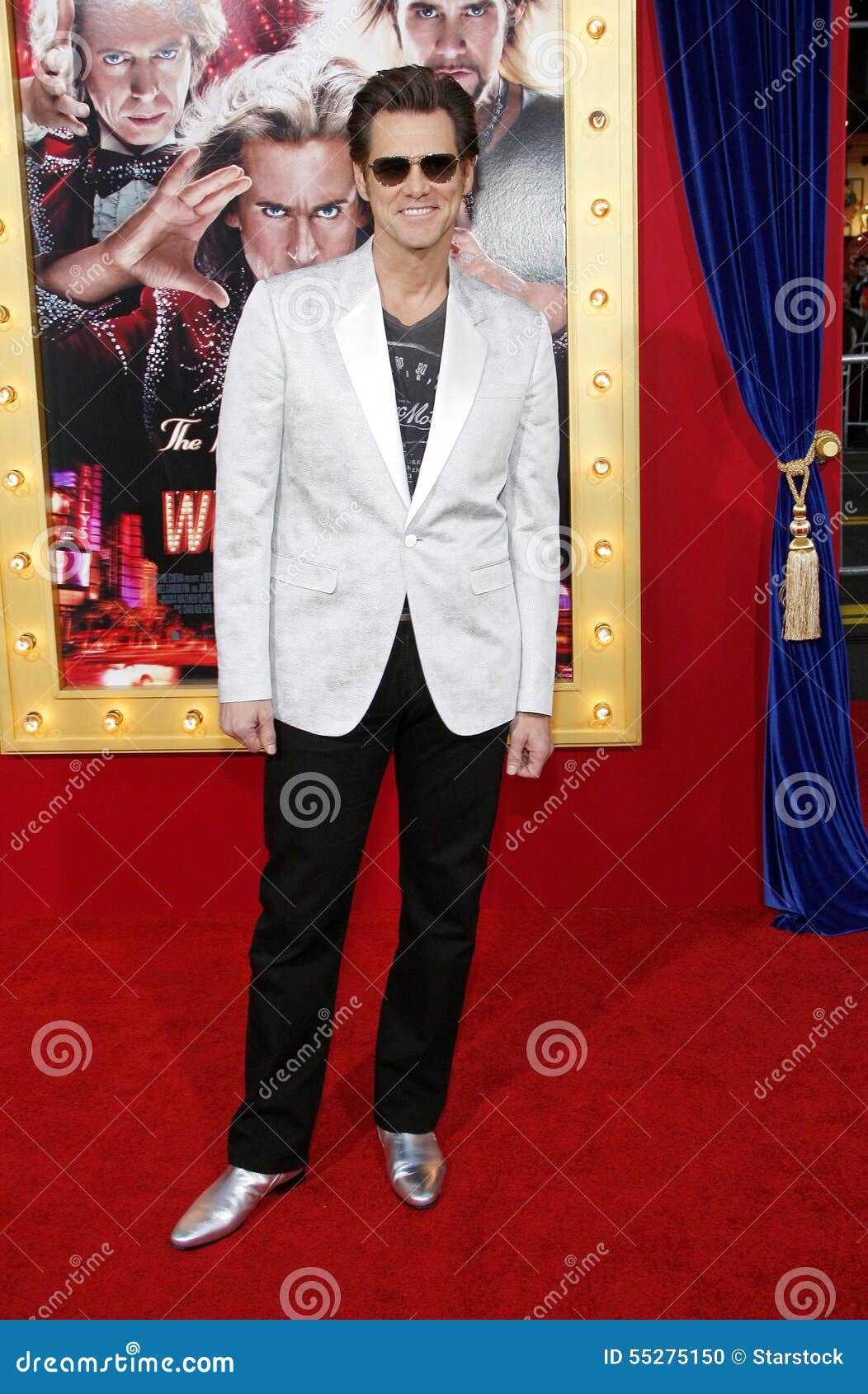 Jim Carrey imagen editorial. Imagen de smoking, agente - 55275150