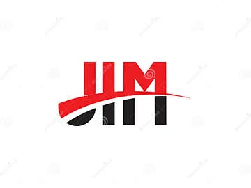 JIM Letter Initial Logo Design Vector Illustration Stock Vector ...