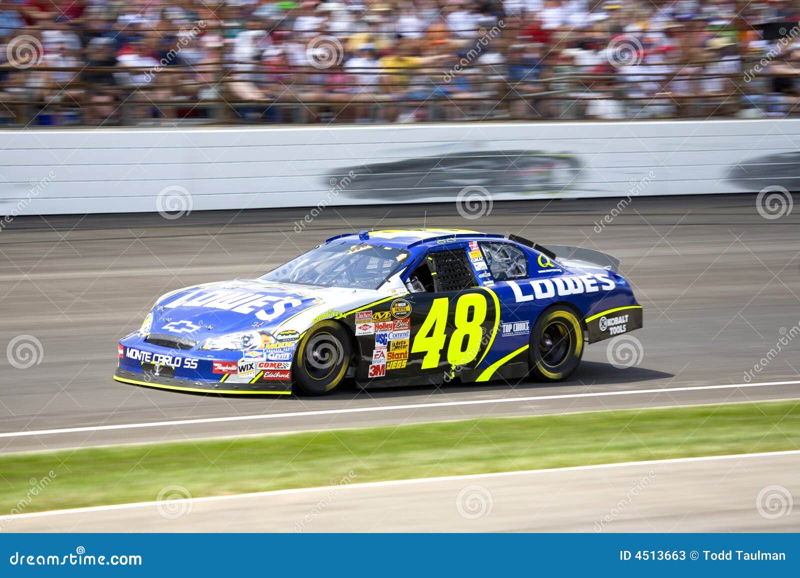 Jimmie Johnson editorial stock photo. Image of motor, nascar - 4513663