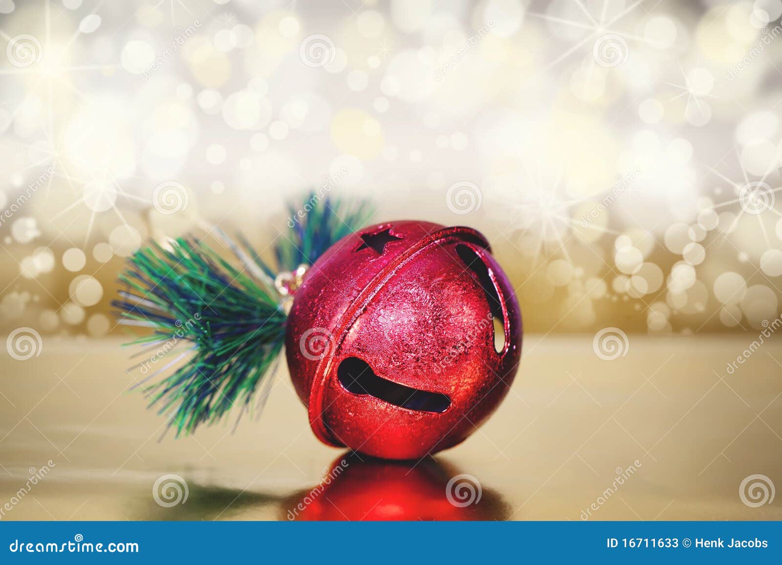 Jingle Bell,Golden Bronze Metal Cast Bells Stock Image | CartoonDealer ...