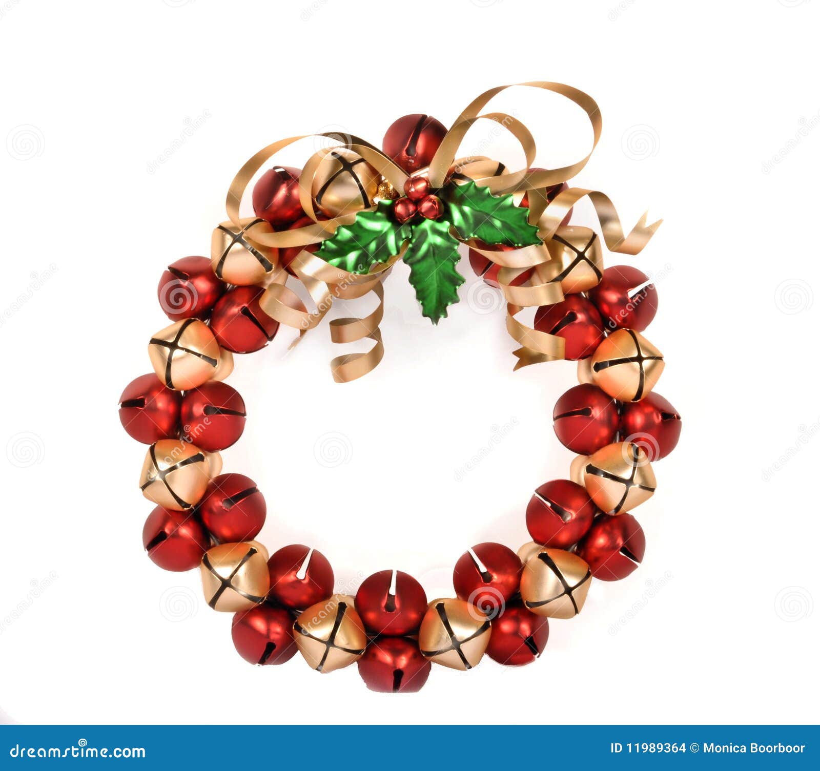 Jingle bell wreath stock photo. Image of door, christmas - 11989364