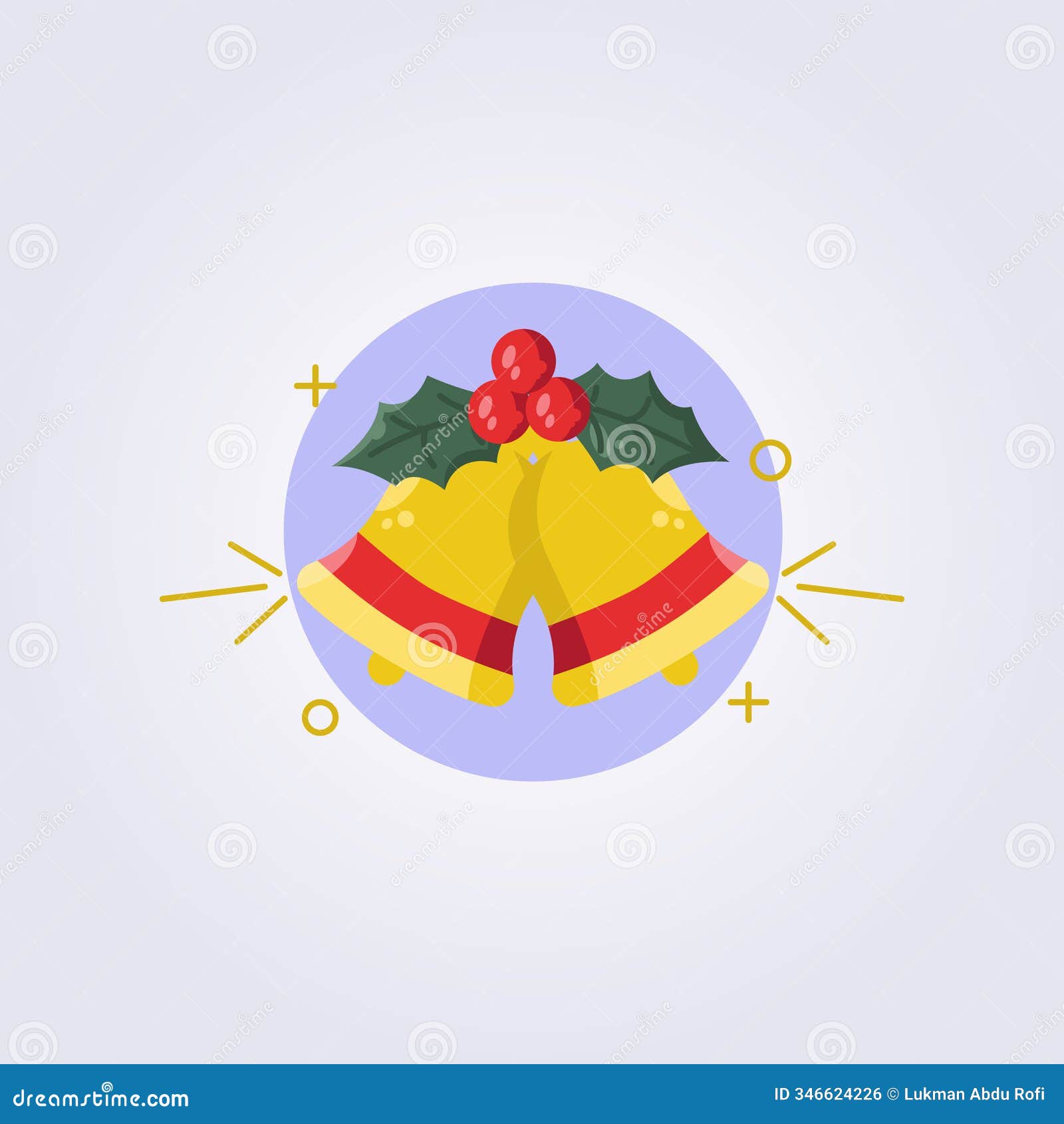 Jingle Bells Icon Vector Illustration Design Stock Illustration ...