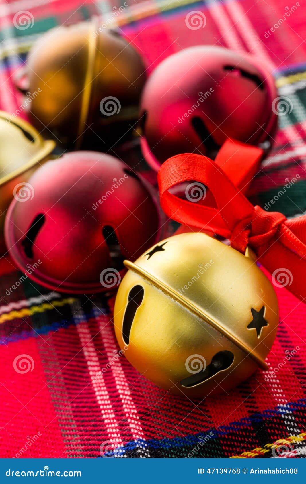 Jingle bells stock photo. Image of ribbons, white, christmas - 47139768