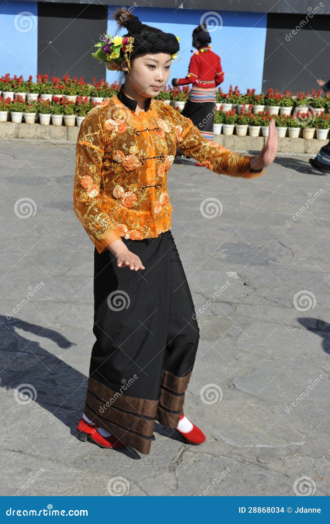 Jingpo Ethnic Minority Lady, China Editorial Stock Image - Image of ...