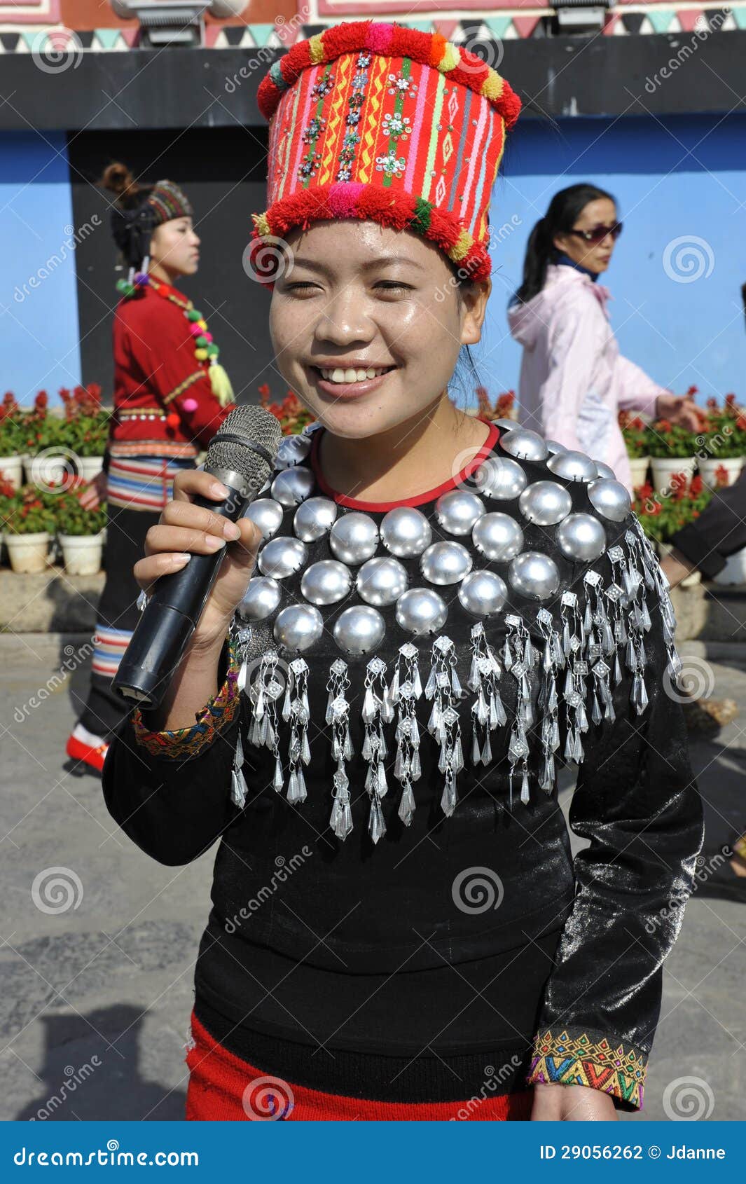 Jingpo Ethnic Minority Lady, China Editorial Photography - Image of ...