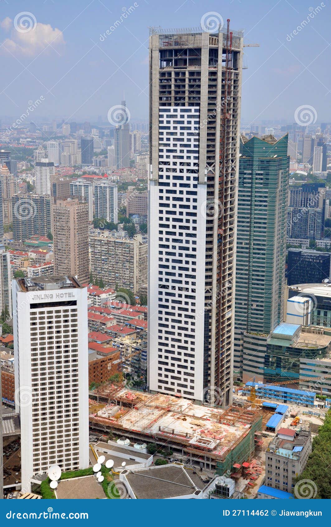 Jinling Hotel, Nanjing, China Editorial Photography - Image of modern ...