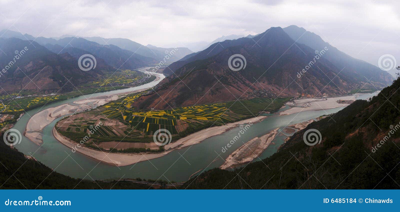 Jinsha River Grand Bay stock photo. Image of city, outflow - 6485184