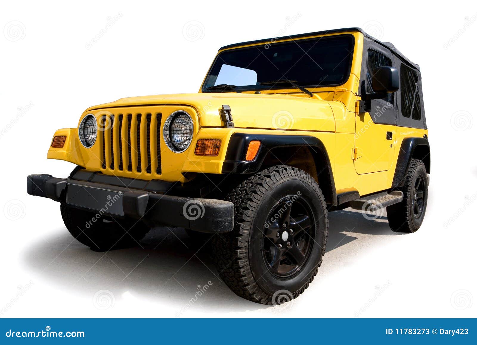 Jipe Amarelo Fotos de Stock - Imagem: 11783273