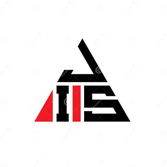 JIS Triangle Letter Logo Design with Triangle Shape. JIS Triangle Logo ...