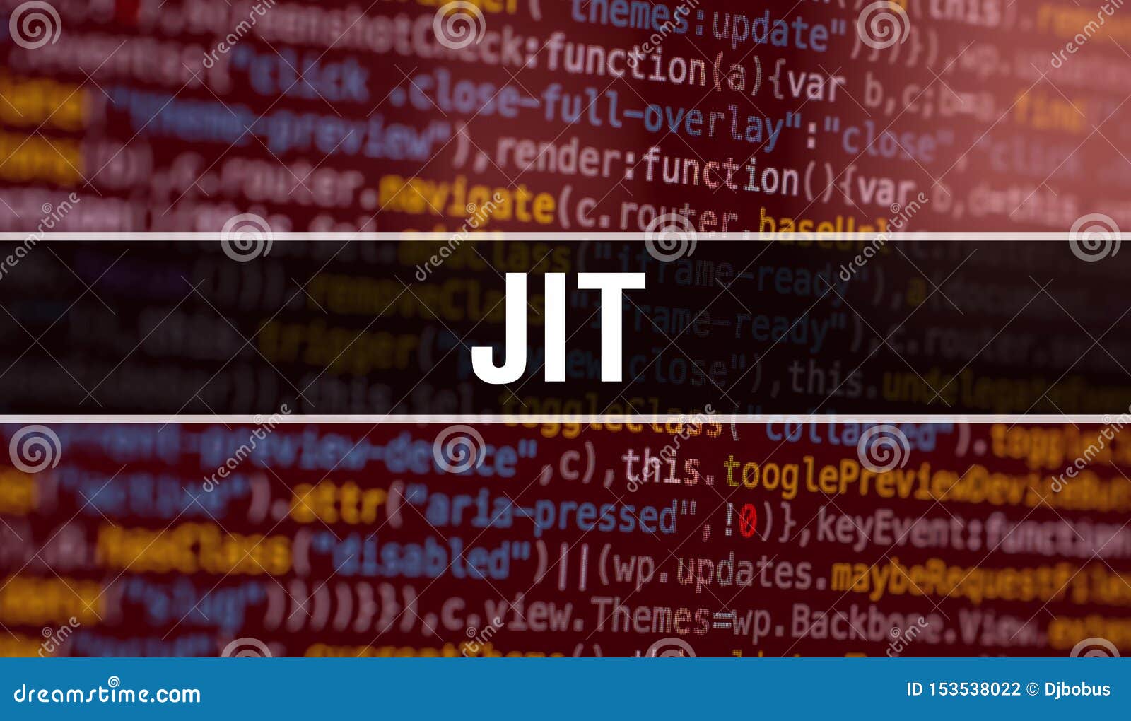 Jit With Abstract Technology Binary Code Backgrounddigital Binary Data And Secure Data Concept