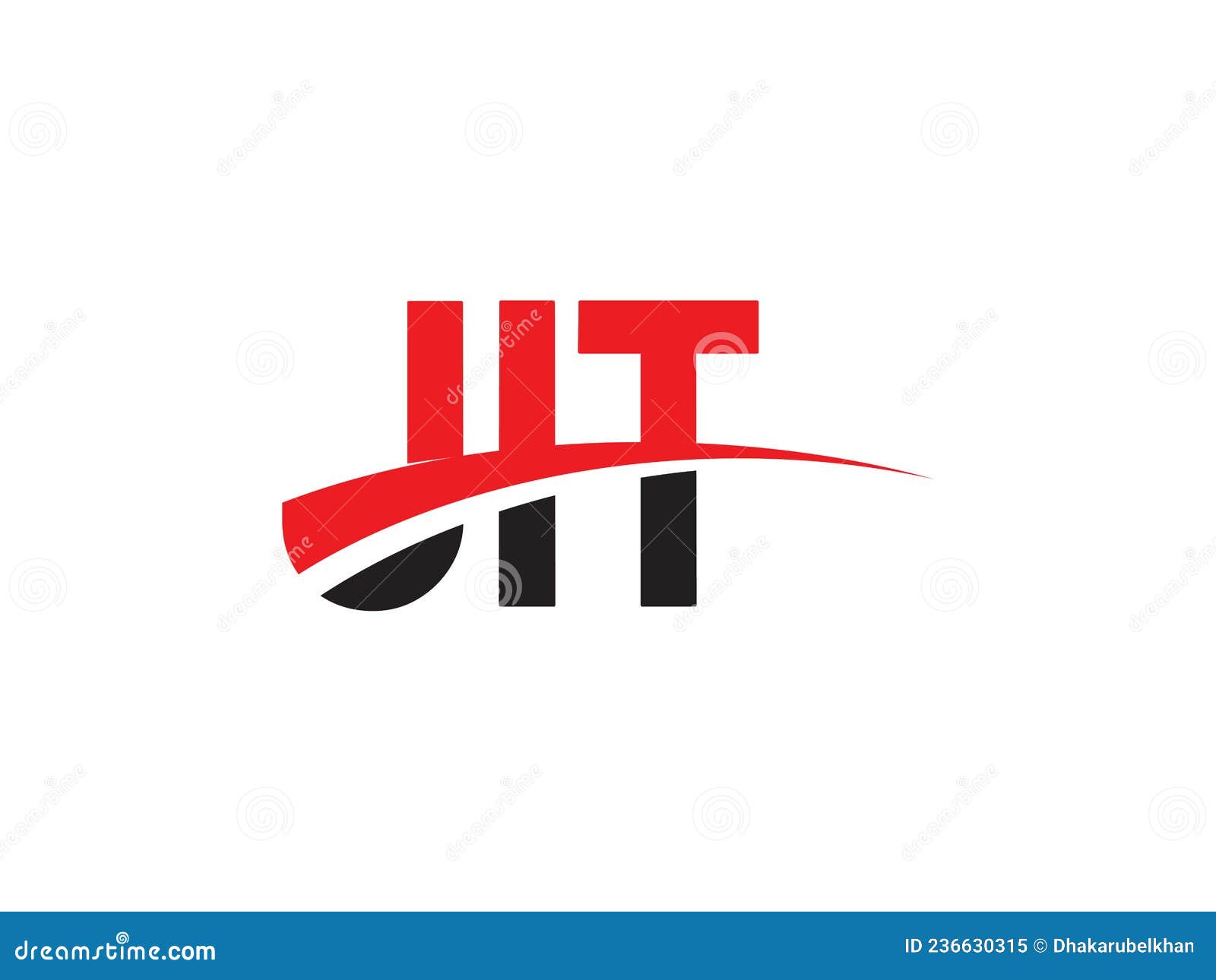 JIT Letter Initial Logo Design Vector Illustration Stock Vector ...