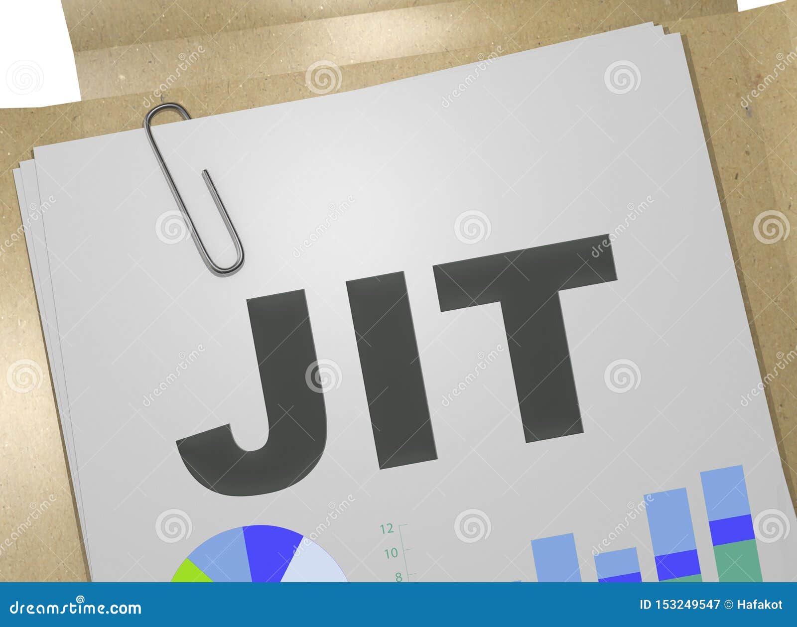 JIT - Manufacturing Management Concept Stock Illustration ...