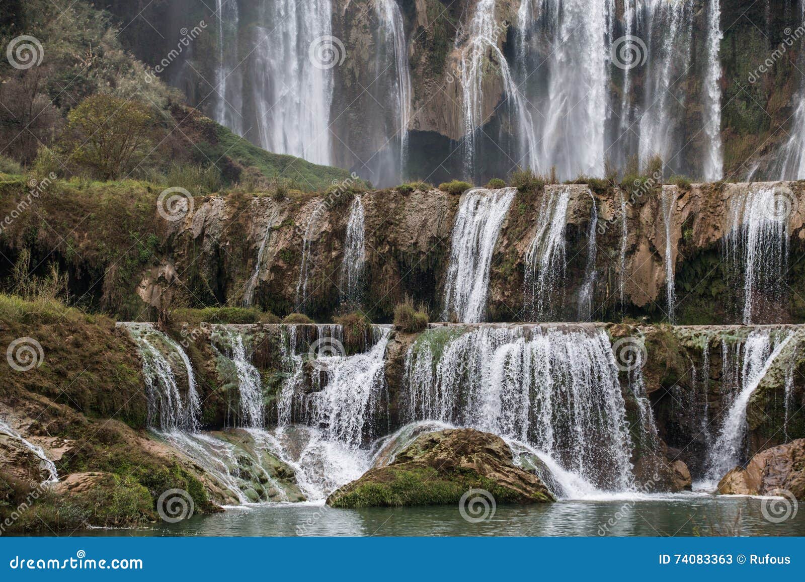The Big Dragon Waterfall Royalty-Free Stock Photography | CartoonDealer ...