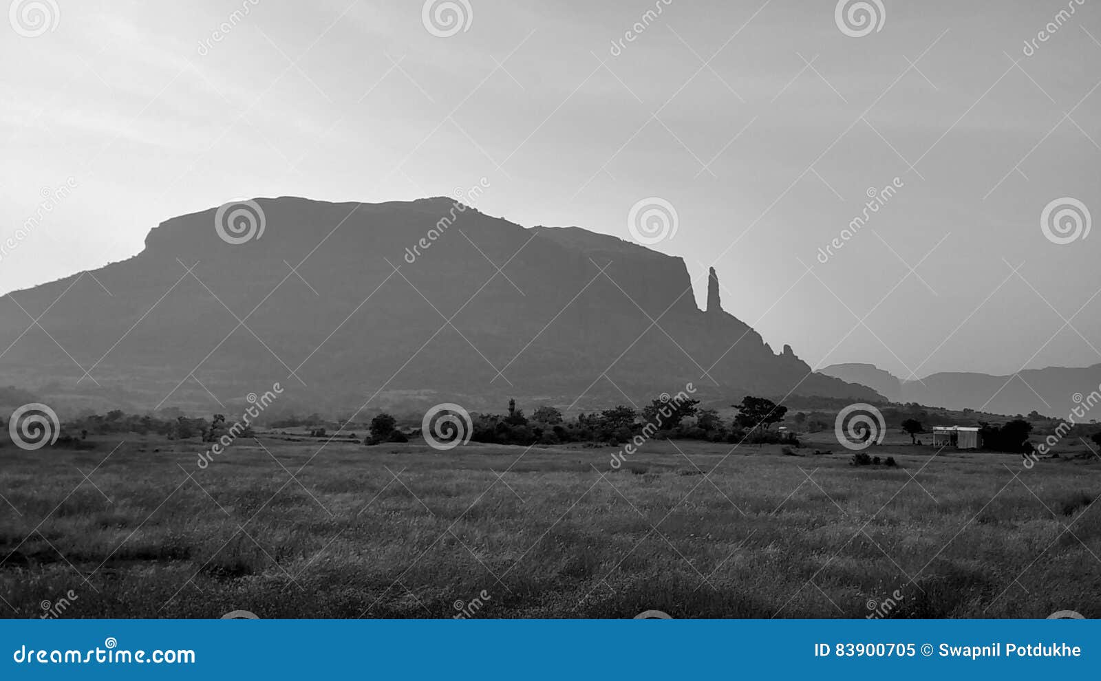 Jivdhan fort stock image. Image of trek, pinnacle, fort - 83900705