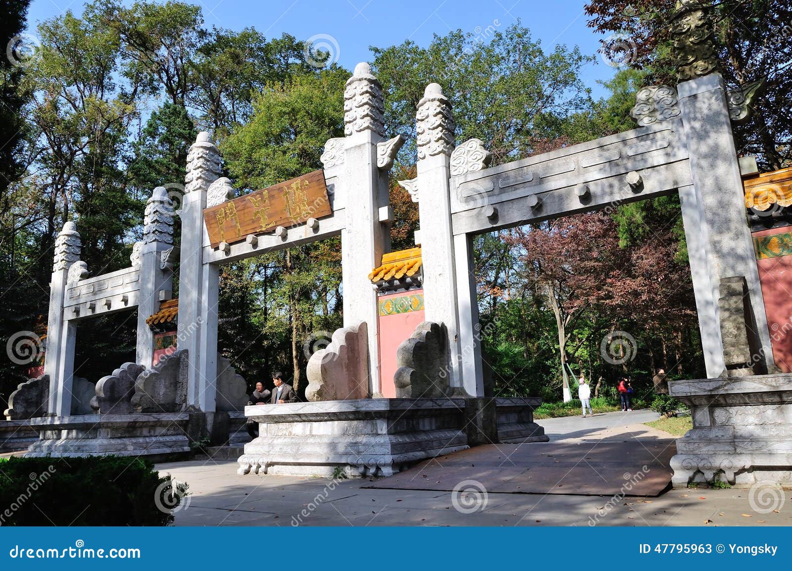 Jixing gate editorial stock photo. Image of senery, stone - 47795963