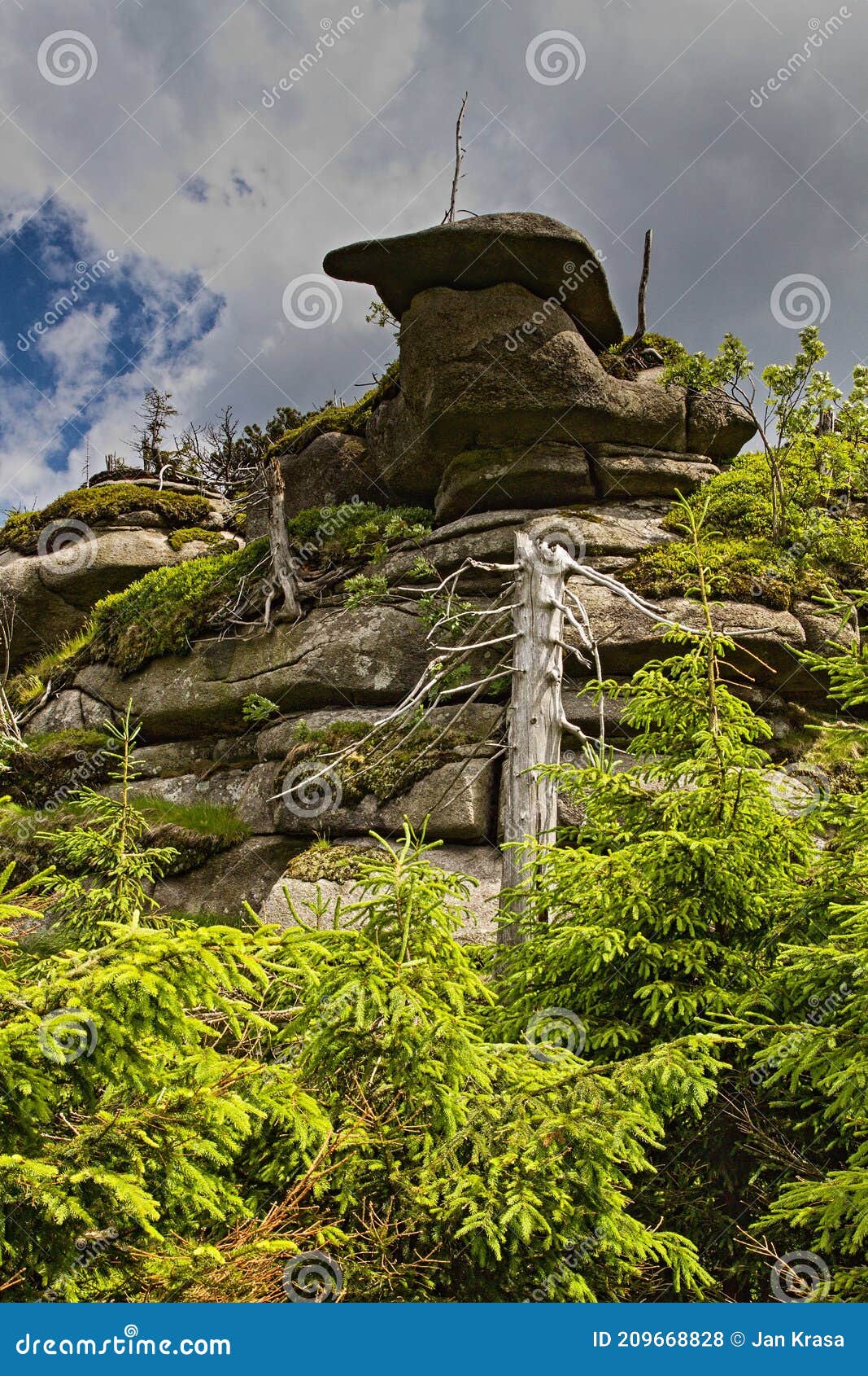 Jizera Mountain Peak 2 - Czech Republic Stock Photo - Image of hejnice ...