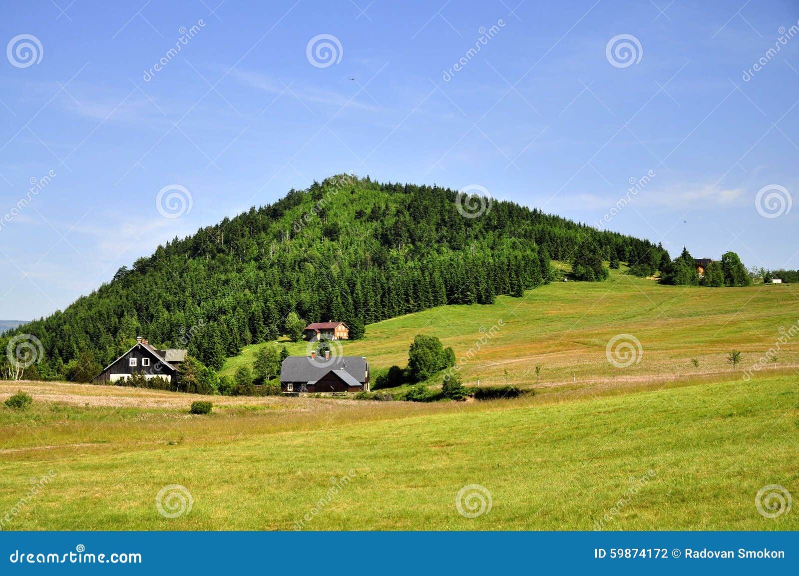 Jizerka rural settlement stock photo. Image of county - 59874172