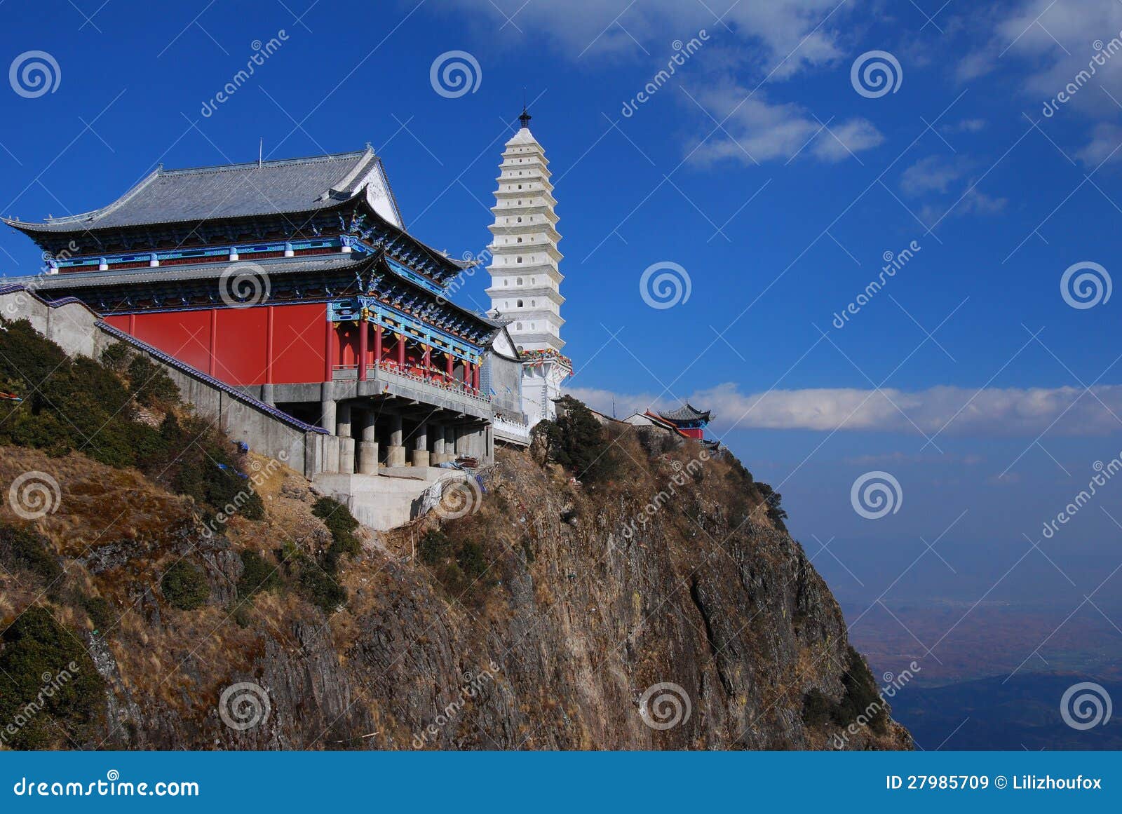 Jizu mountain in China stock image. Image of jizushan - 27985709