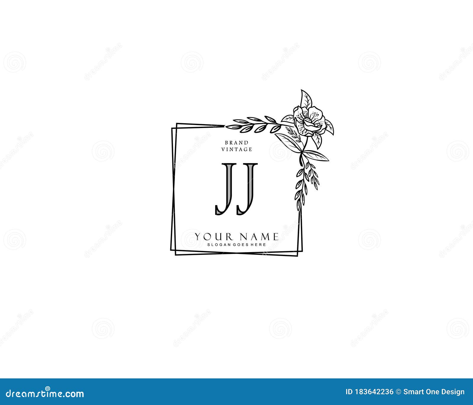 Initial JJ Signature Logo Template Vector Stock Vector - Illustration ...