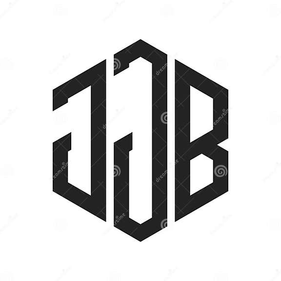 JJB Logo Design. Initial Letter JJB Monogram Logo Using Hexagon Shape ...