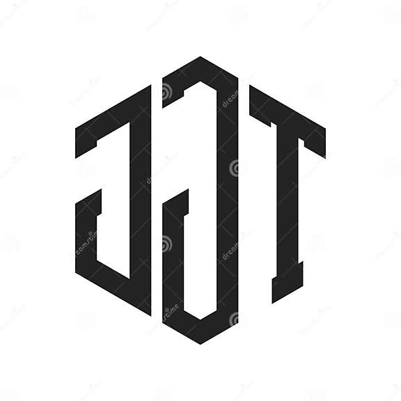 JJT Logo Design. Initial Letter JJT Monogram Logo Using Hexagon Shape ...