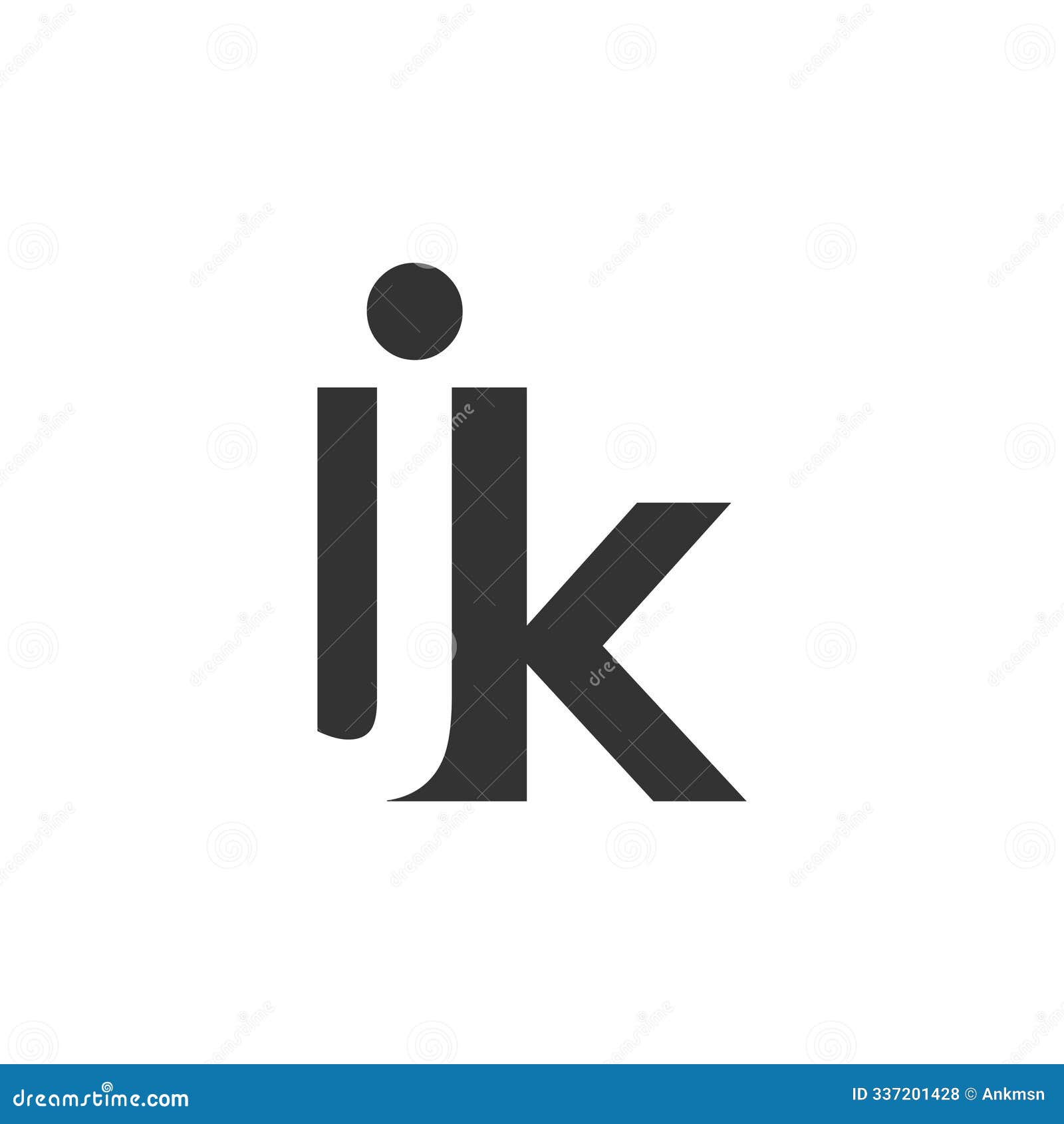JK Creative Geometric Initial Based Modern and Minimal Logo. Letter J K ...